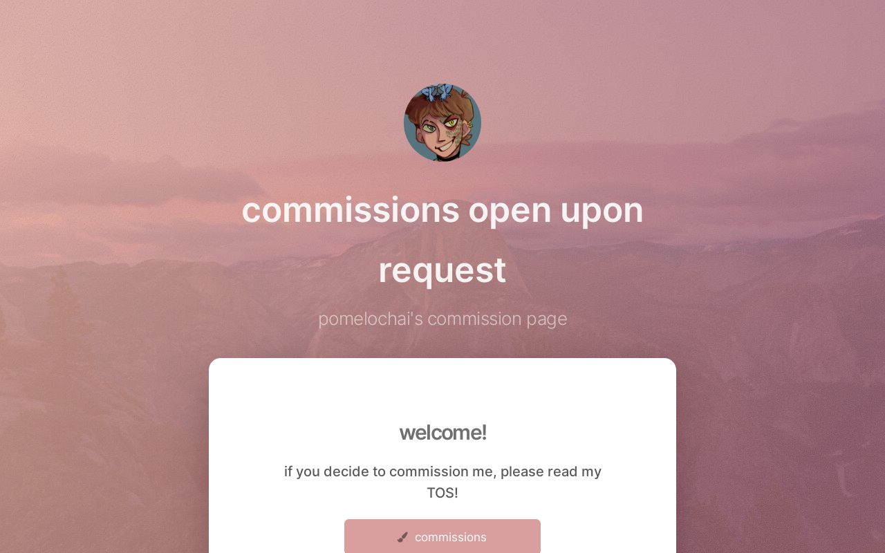commission page